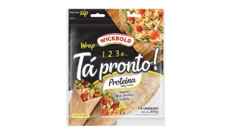 Wickbold lança wrap de proteína com whey protein na formulação - Newtrade